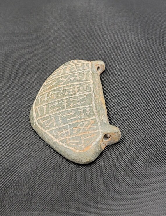 Unique Rare Greek Roman Empire Calligraphy Carved Uns… - Gem