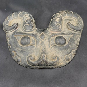 Ancient Bronze Taotie Mask: Shang to Zhou Dynasty - Etsy