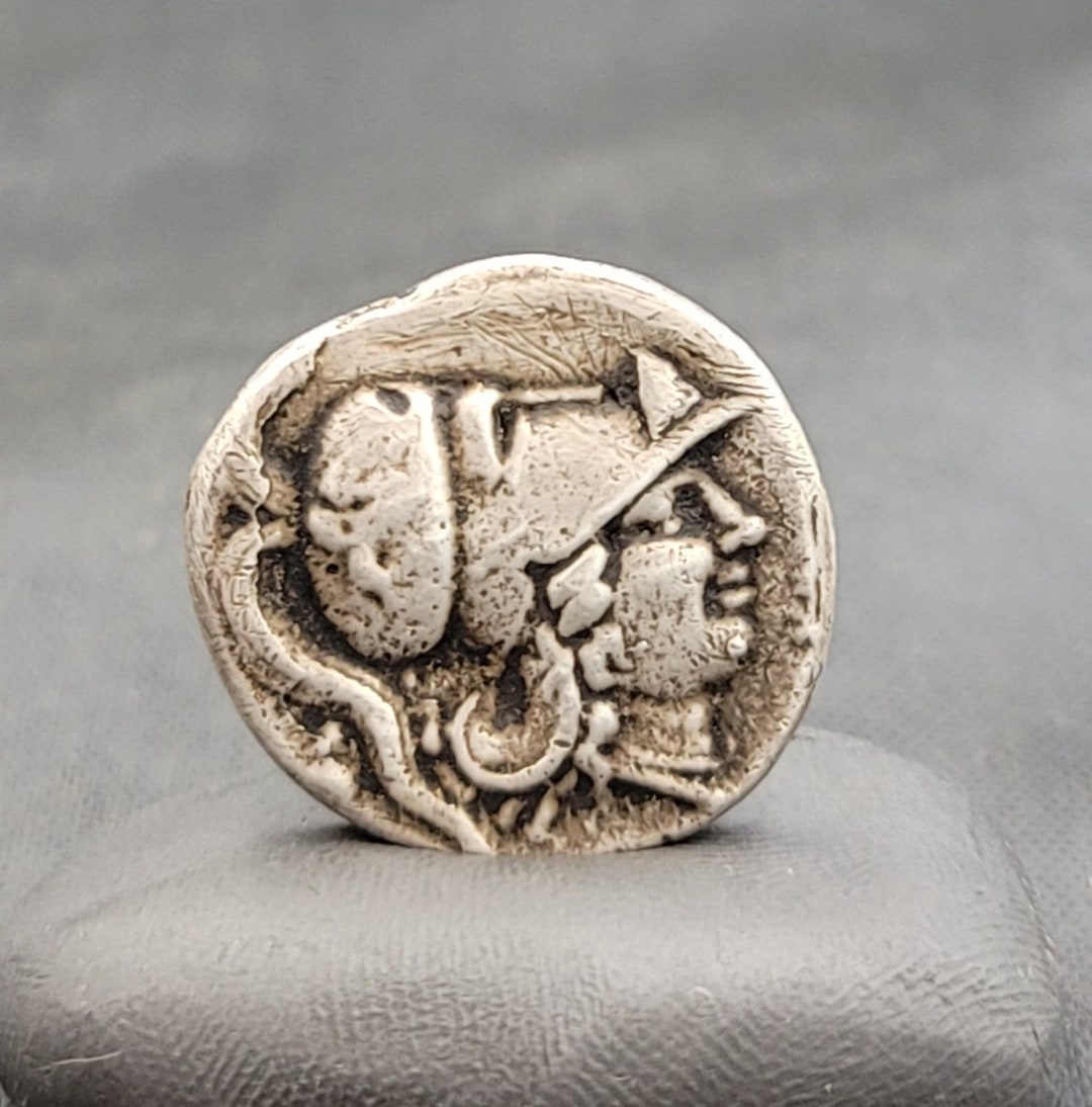 Greek Empire ANCIENT Old Silver King Wonderful Antique Authentic Coin ...