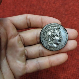 BC 4th Century Greek Empire Antique Soild Silver Wonderful Coin - Etsy