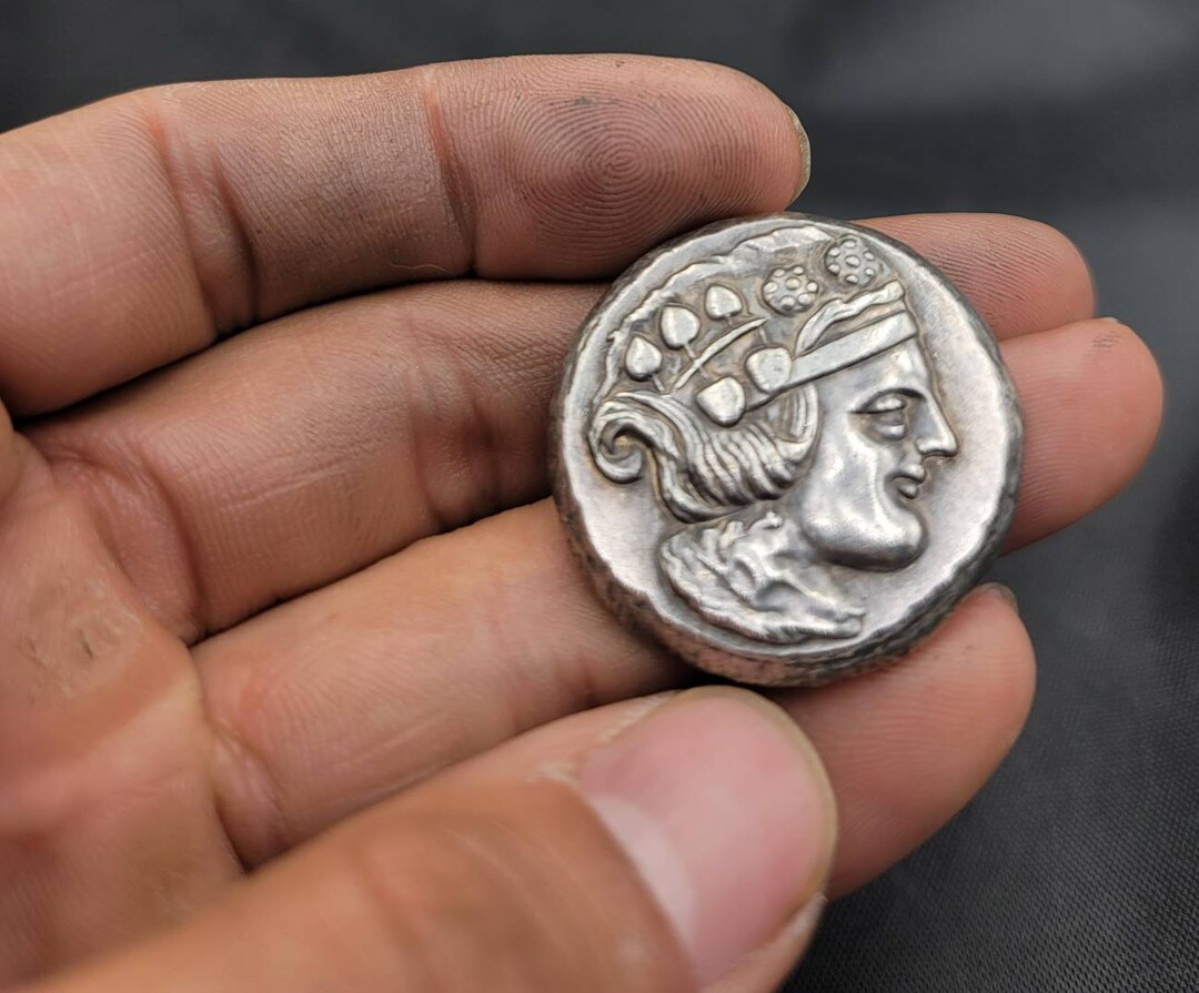 Ancient Old Greek Empire 3rd-7th Century Ancient Silver Coin - Etsy