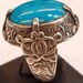 Excellent Old Silver Ring With Wonderful Turquoise Stone - Etsy