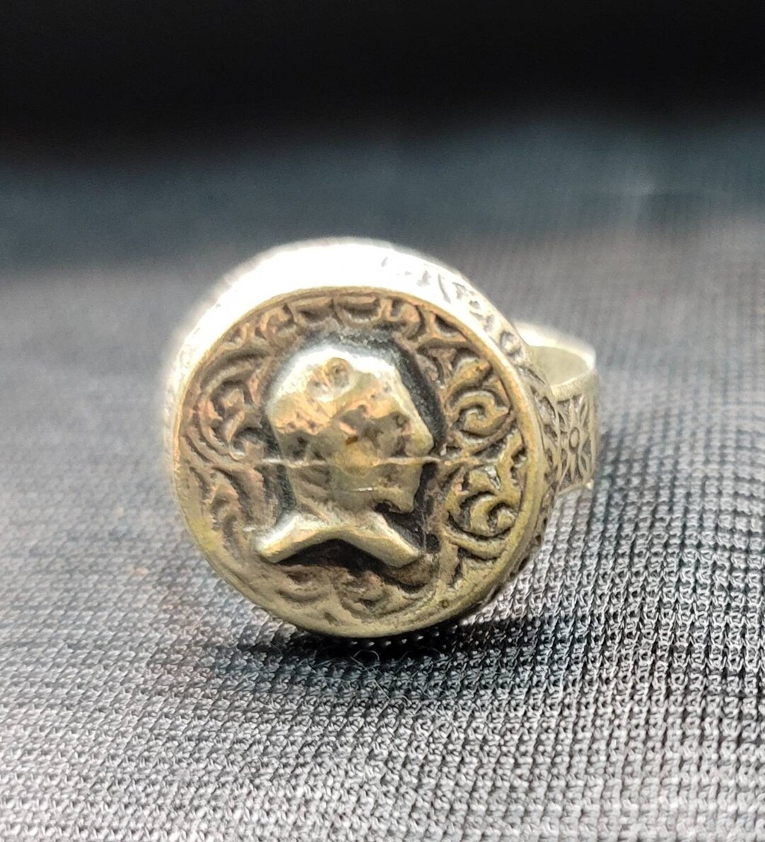 Wonderful Ancient Silver Roman Empire Old Ring With Alexander - Etsy