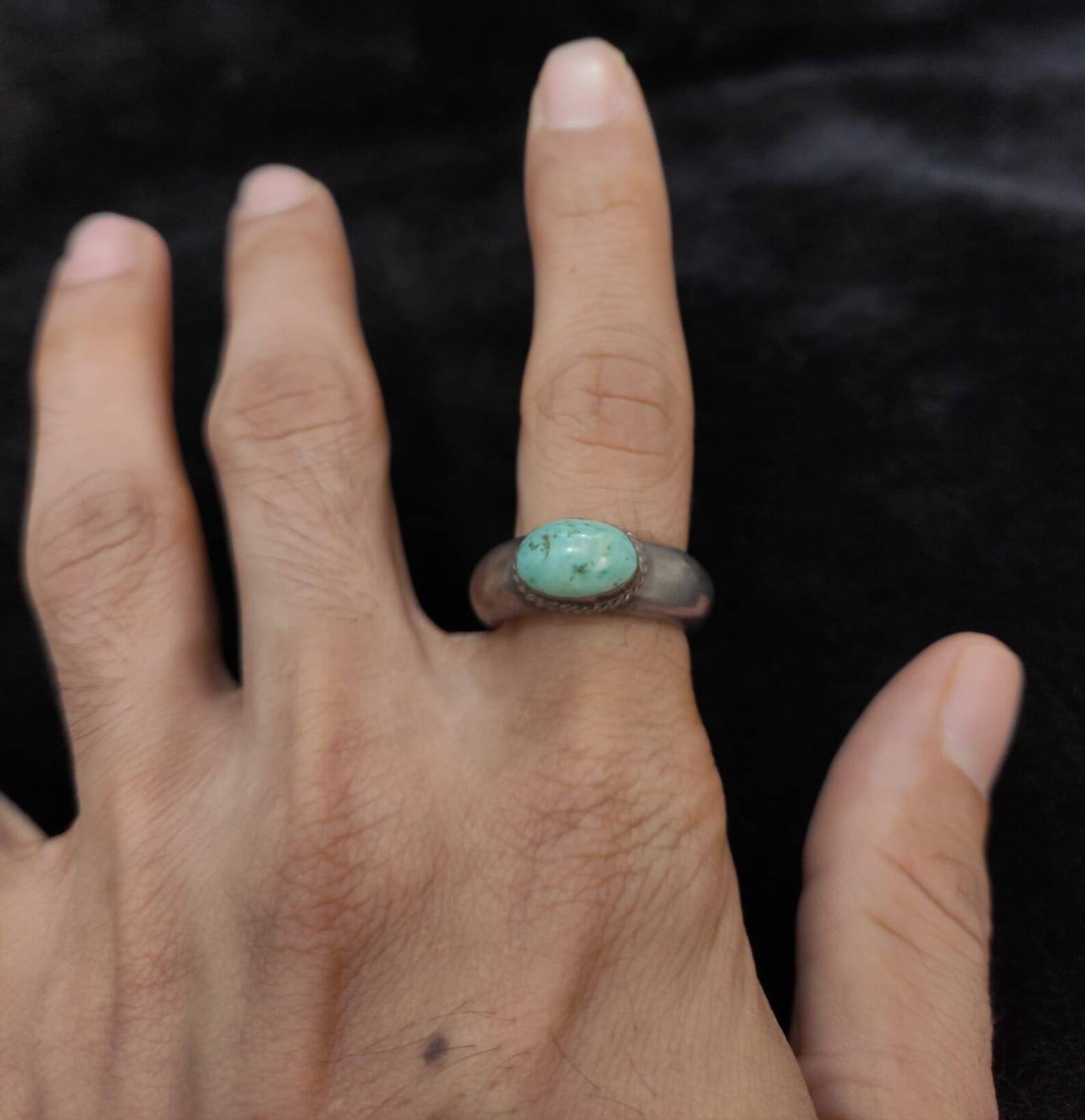 Beautiful Vintage Silver Old Ring With Natural Original | Etsy