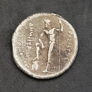 Rare Antique Ancient Greek Empire Unseen Unique Silver Ancient Coin ...