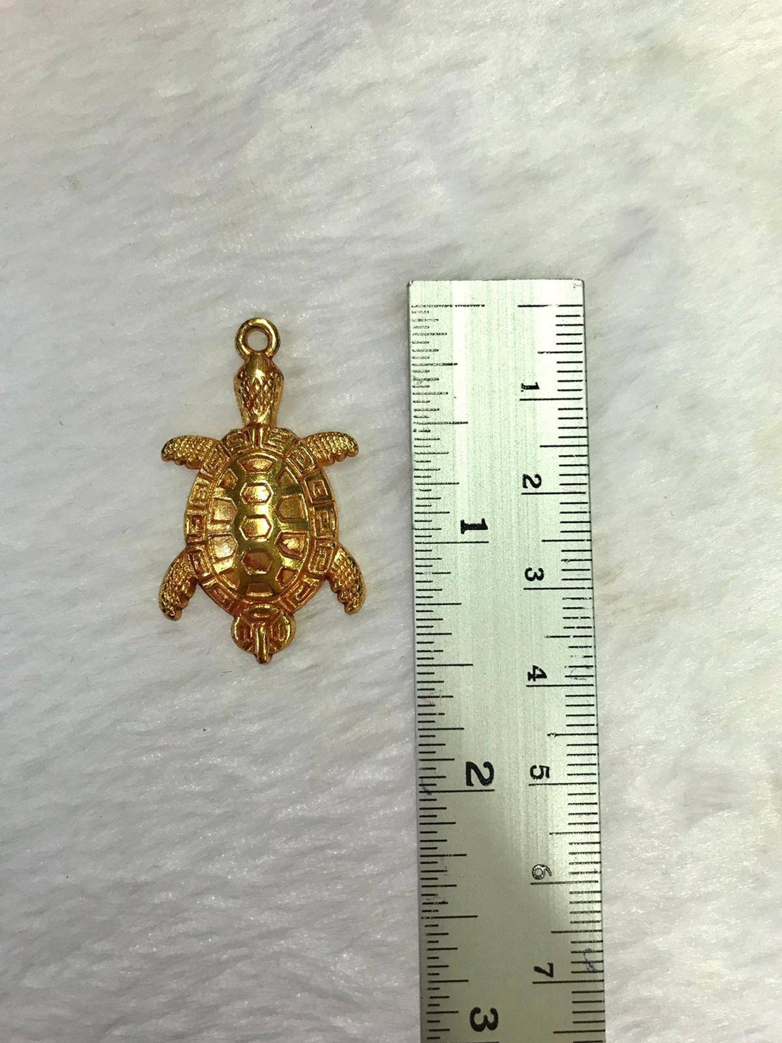 Wonderful Gold Plated Vintage Tibetan Turtle Pendant Amulet - Etsy