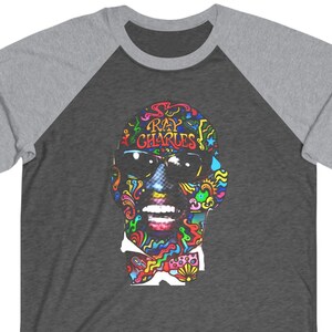 Raglan T-shirt, Ray Charles, Jazz, Blues, Gospel, Country Music ...