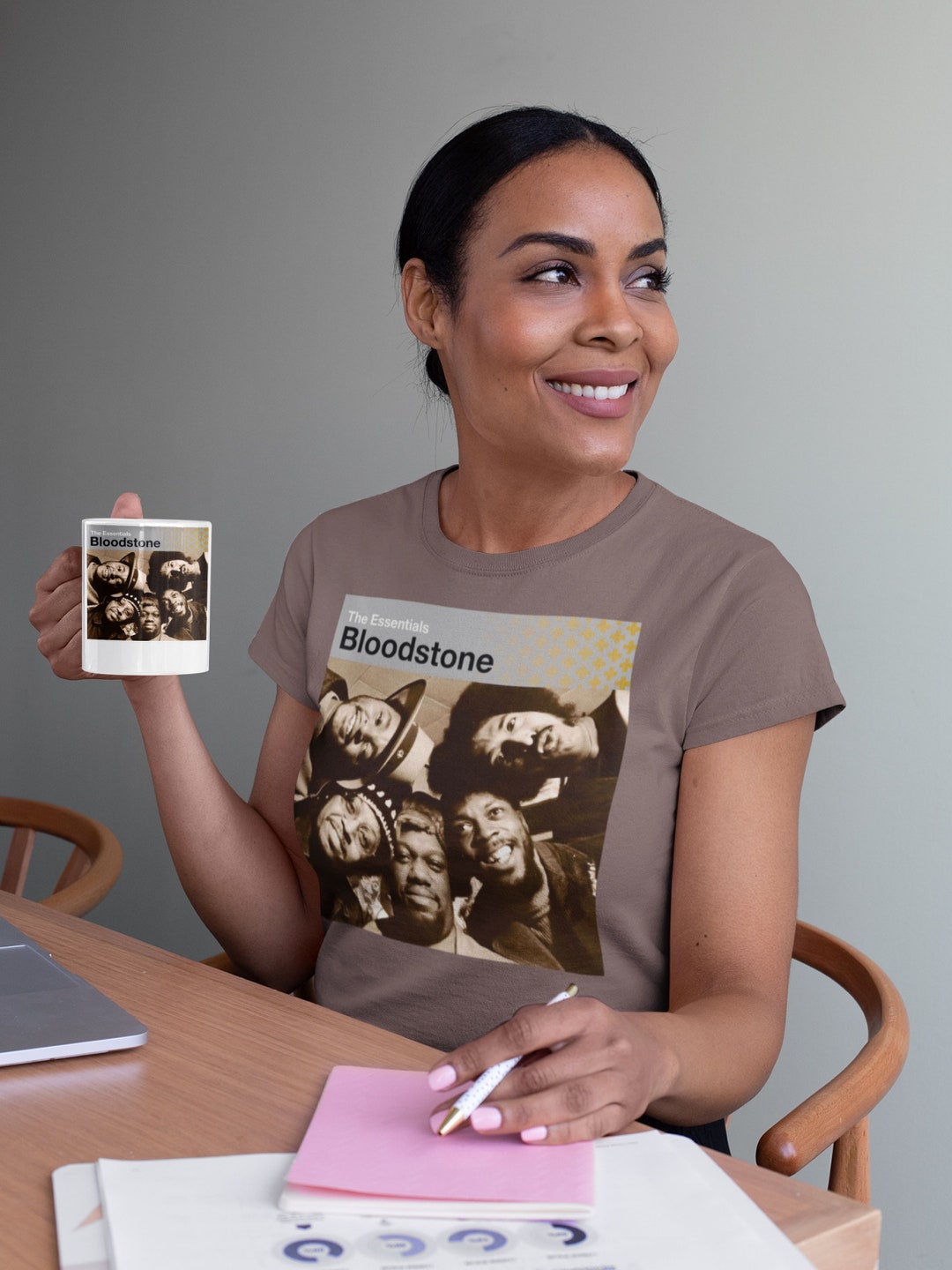 Retro Tshirt Men, Vintage 1970's Funk Soul Band, Bloodstone Graphic ...