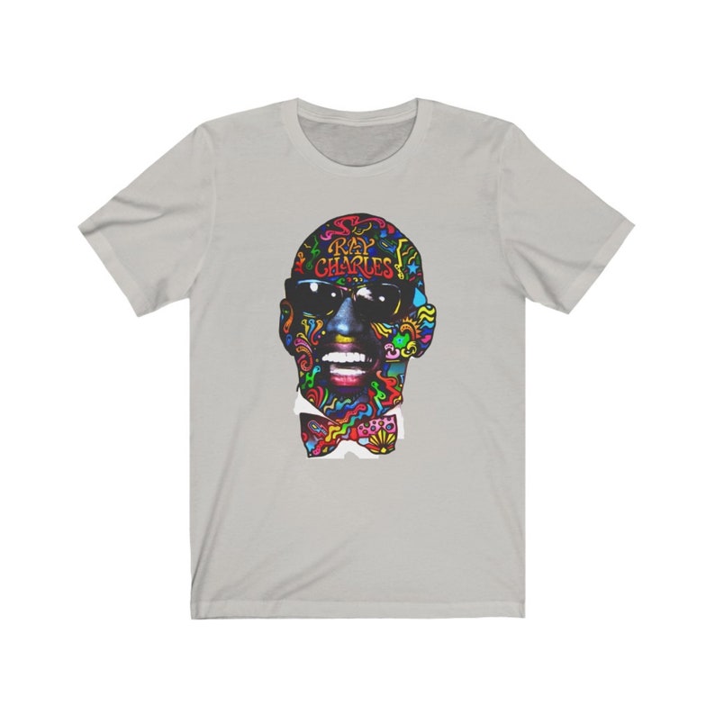 Ray Charles T Shirt Graphic Print Art Black Music Artist - Etsy