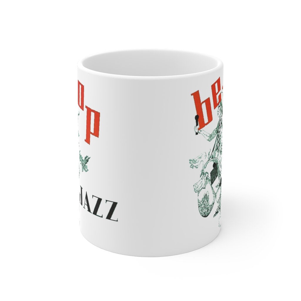 Coffee Mug Music Lover Gift, Gift Idea, With Jazz Art Graphic Print for ...