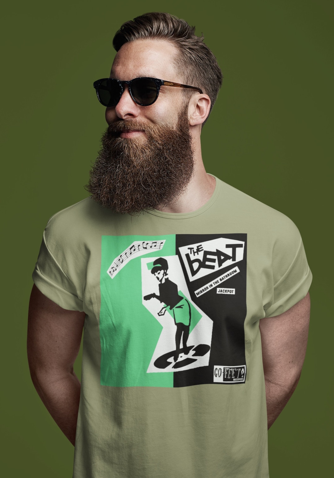The Beat T Shirt, English UK 2 Tone Retro Music Band Graphic Print Tee ...