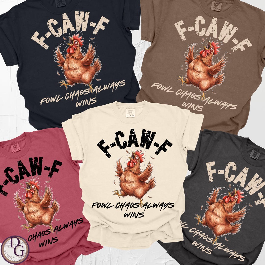 Crazy Chicken Shirt | Funny Screaming Rooster Meme Tee | Scruffy Bird ...