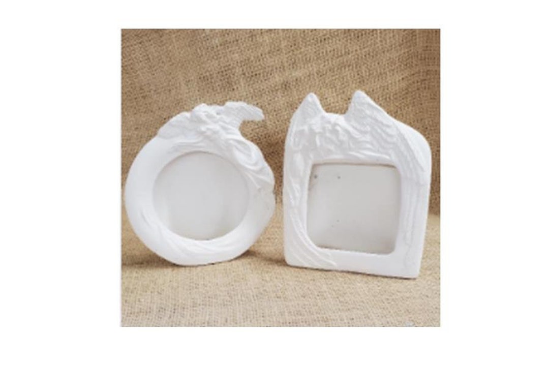 Pair of Angel Frames, Each a Different Angel Shape for Your Precious ...