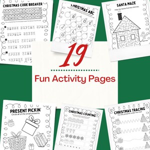 25 Printable Christmas Activities, Christmas Activity Bundle, Kid's ...