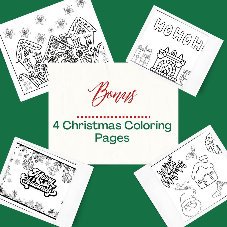 Christmas Bingo 35 Unique Bingo Cards Kids' Christmas Activity ...