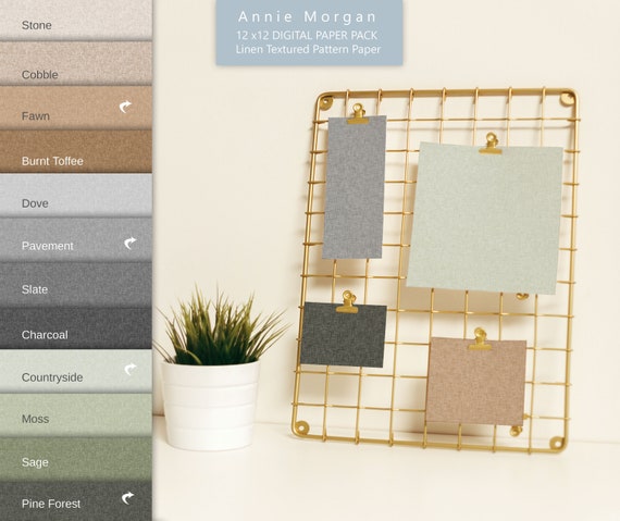 Linen Texture Digital Paper 12 X 12 Linen Background Paper | Etsy