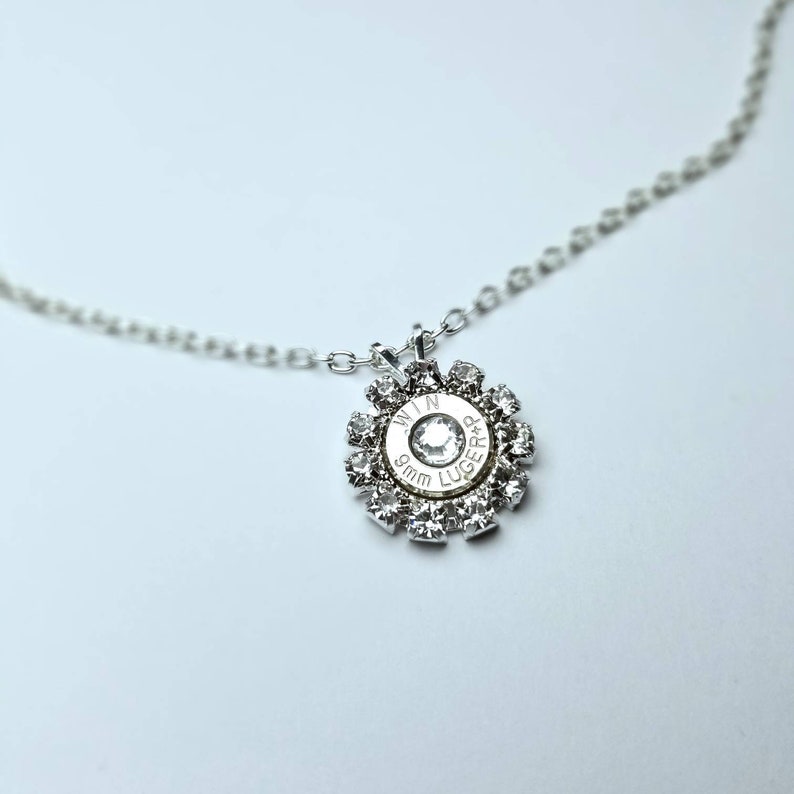 Rhinestones Bullet Pendant Bullet Jewelry Ammo Jewelry - Etsy