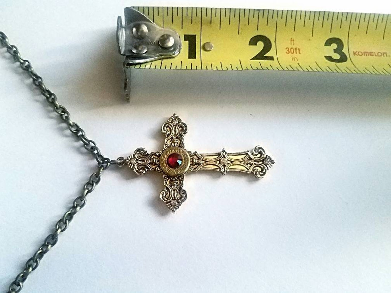 Bullet Cross Necklace Bullet Jewelry Gifts for Her | Etsy