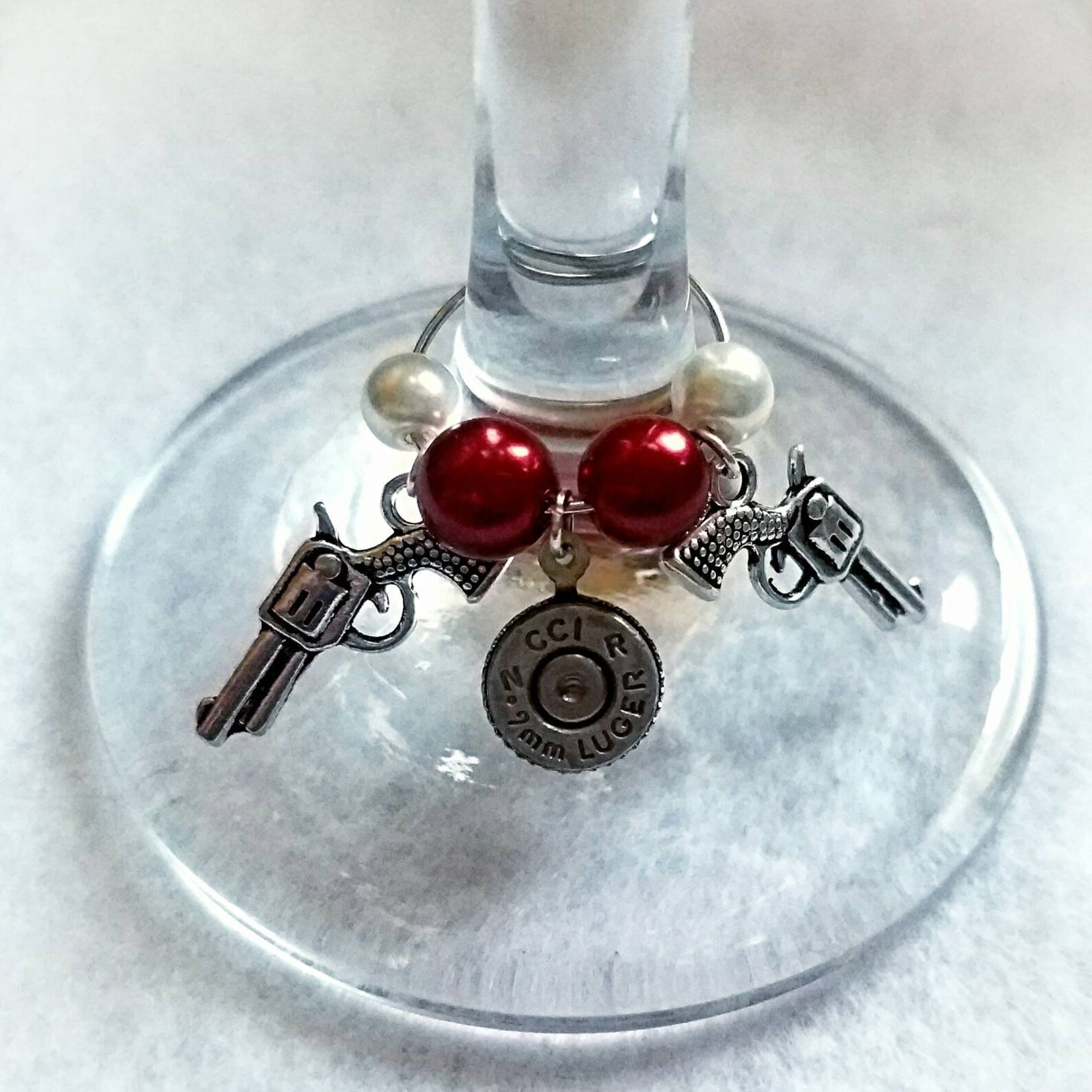 Bullet Wine Charms Set of 4 - Etsy