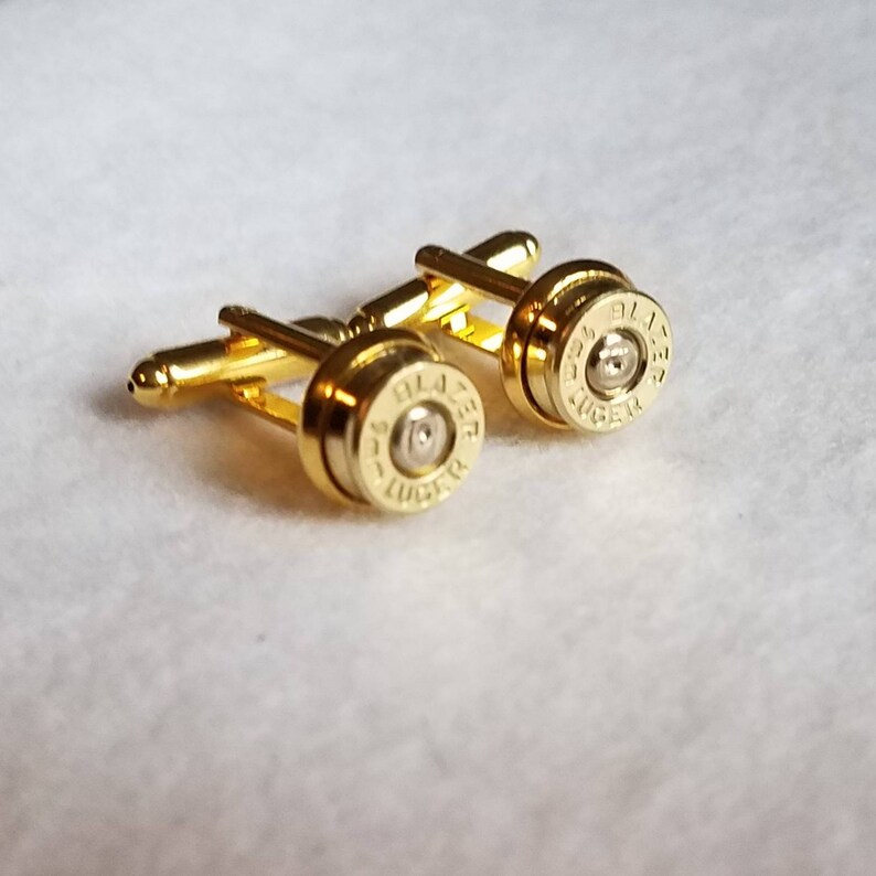 9mm Bullet Shell Cuff Links Gifts for Him - Etsy