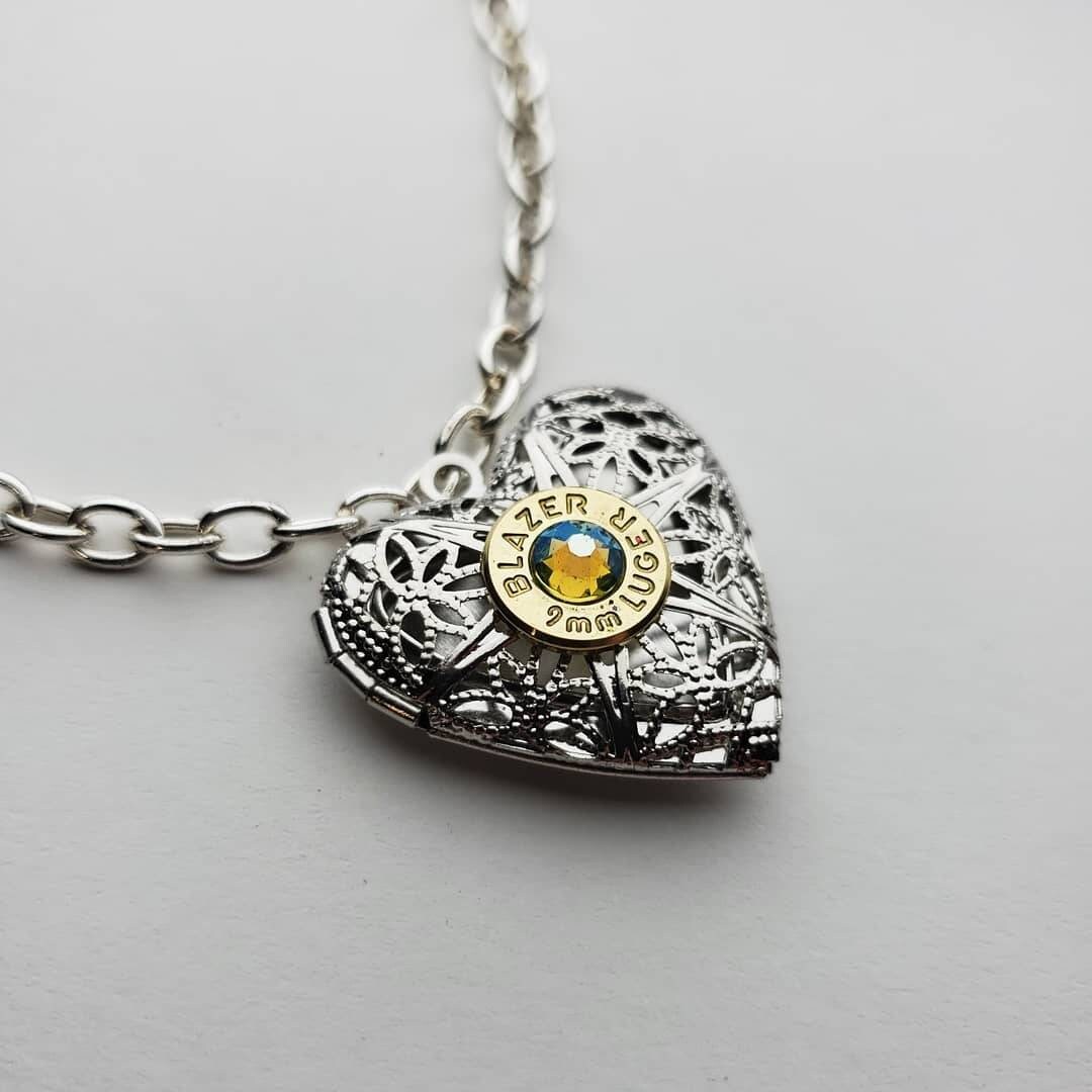Bullet Locket Diffuser Silver Filigree Heart Gifts for Her - Etsy