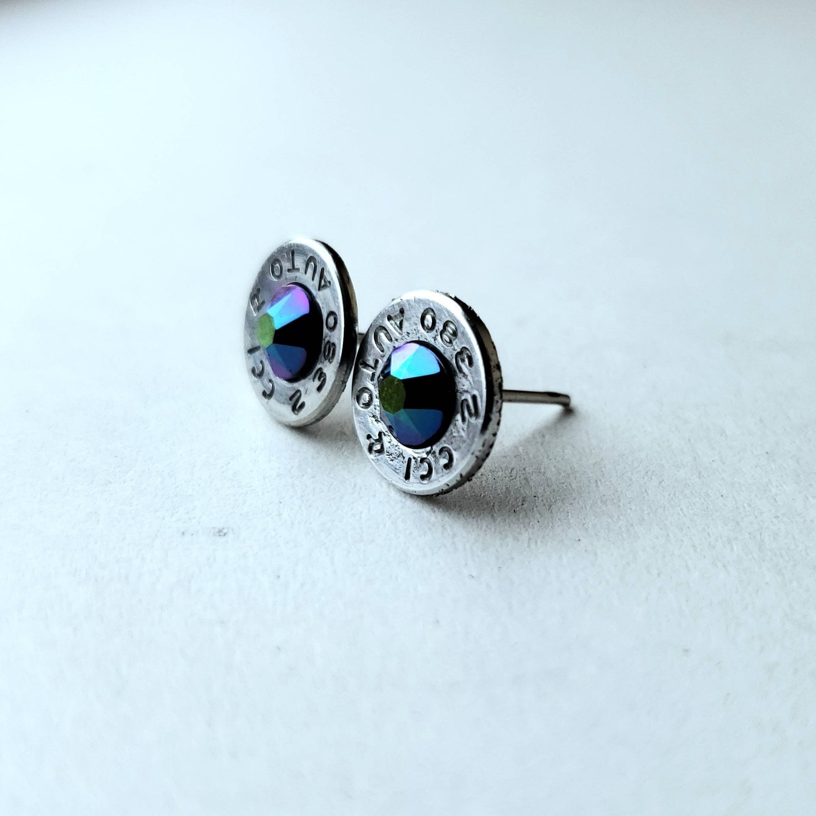 Bullet Earrings Studs 380 Gifts for Her Ammo Earrings - Etsy