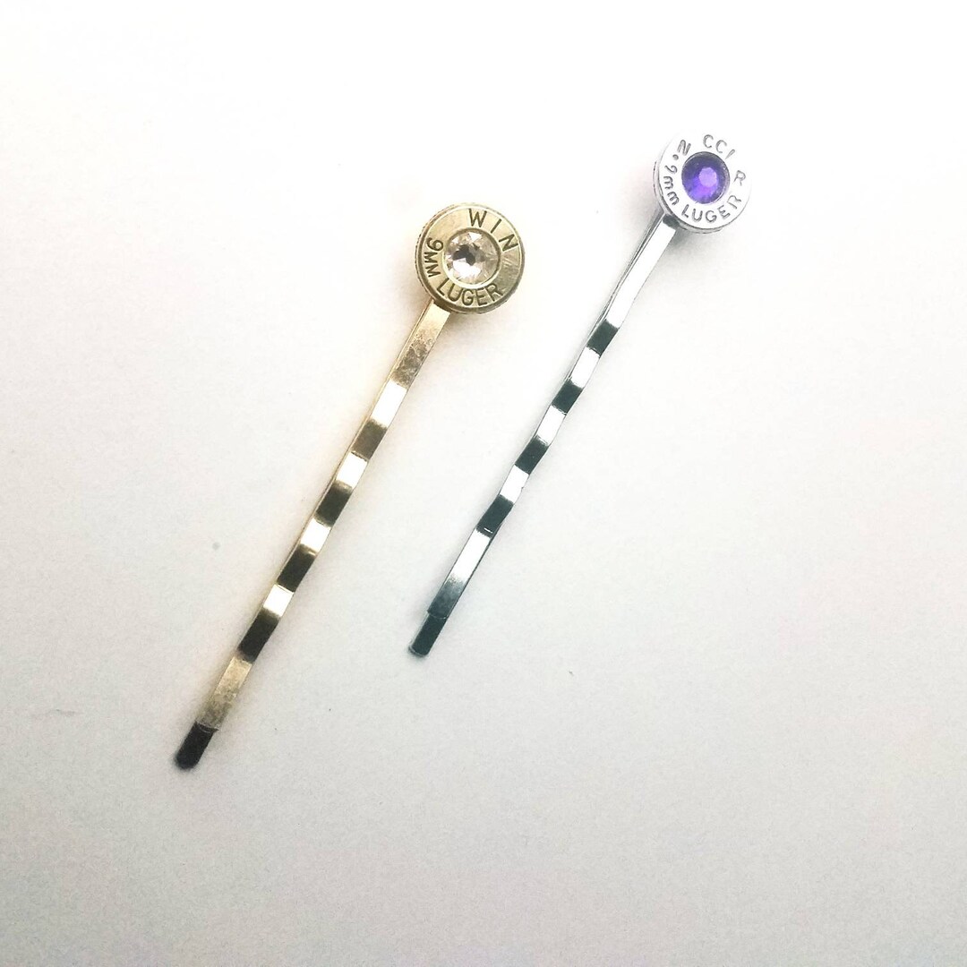 Bullet Slice Hair Pin 9mm Gift for Her - Etsy