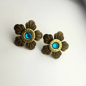 Flower Bullet Stud Earrings Gifts for Her - Etsy