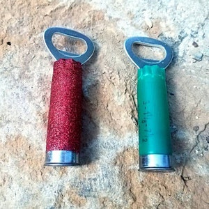 Shotgun Shell Bottle Openers - Bullet Jewelry - Gifts for Him - Gifts ...