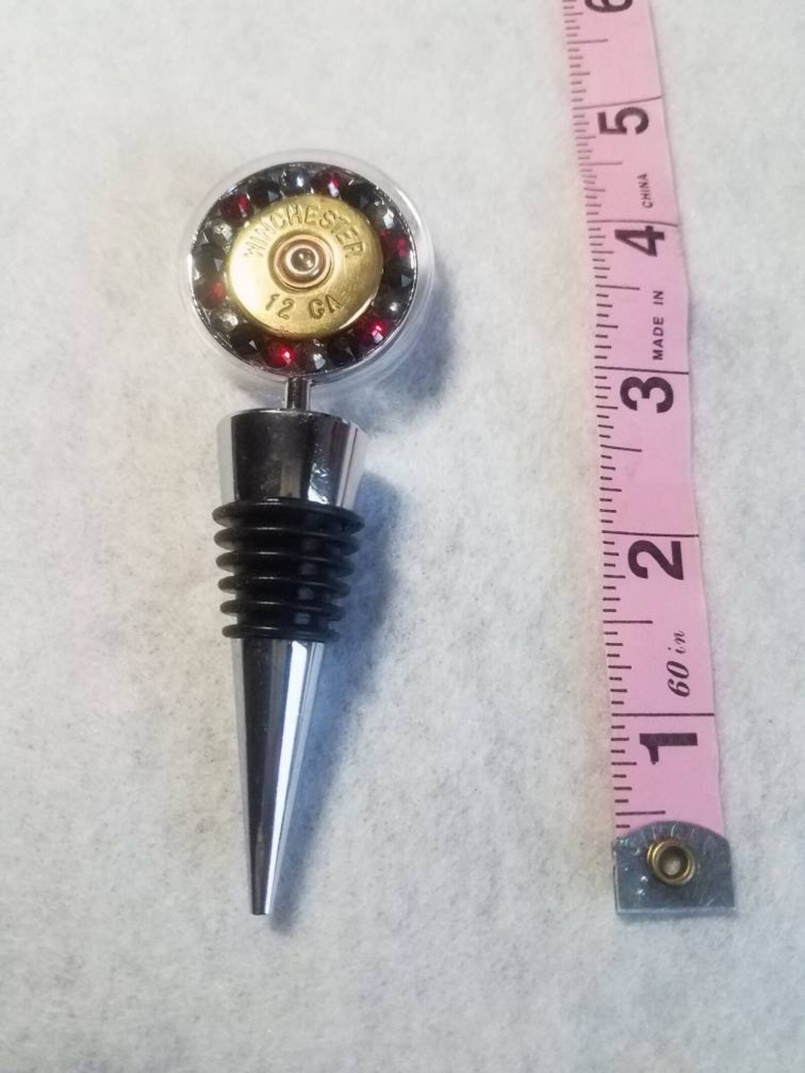 12 Gauge Shotgun Shell Bottle Stopper With Crystals | Etsy