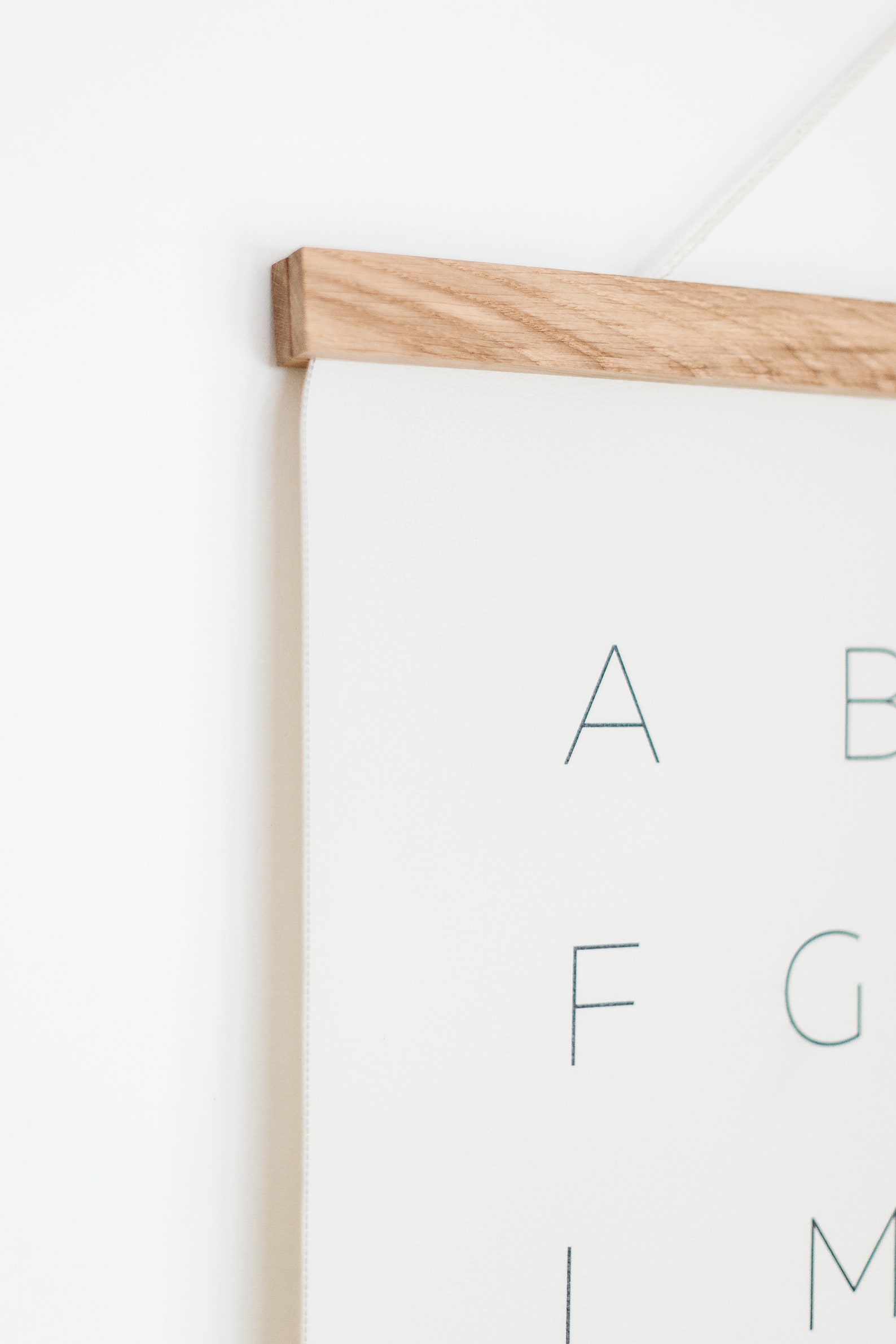 Alphabet Hanging Canvas Education Learning ABC Classy - Etsy UK