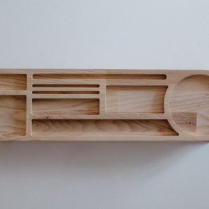 Maka Wood Desk Organizer, Home Desk Storage, Wood Desk Organizer for ...