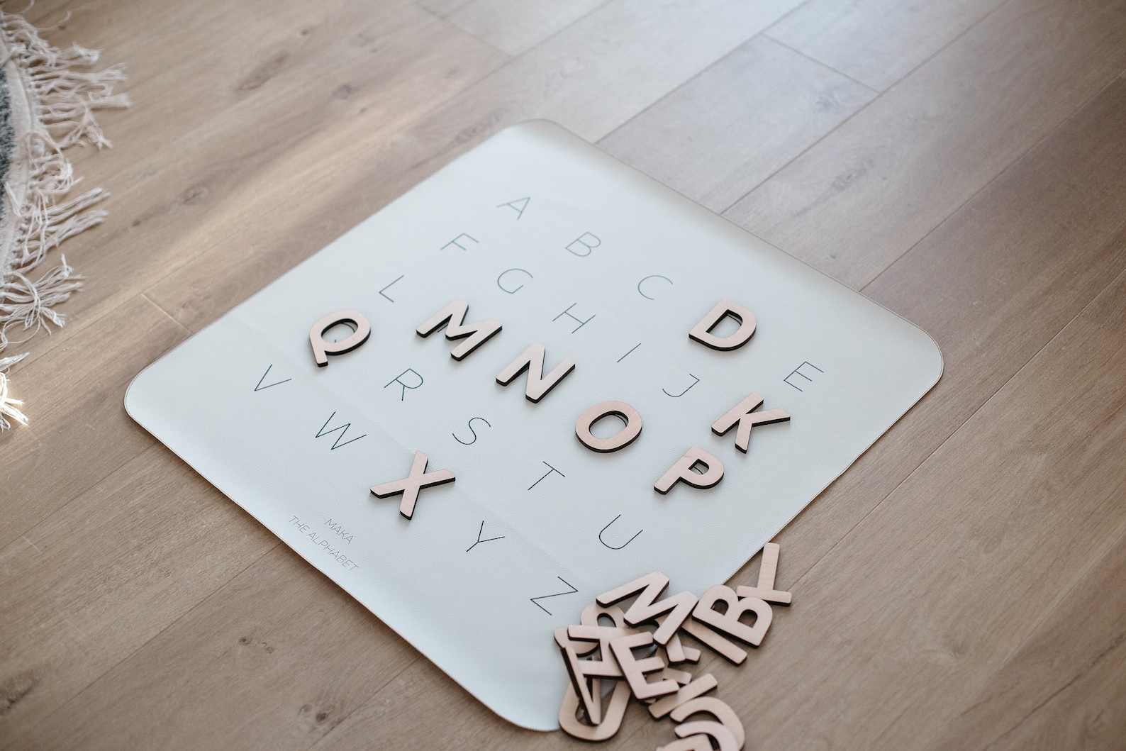 Woodland Alphabet Play Mat ABC Alphabet Mat Placemat Kids | Etsy