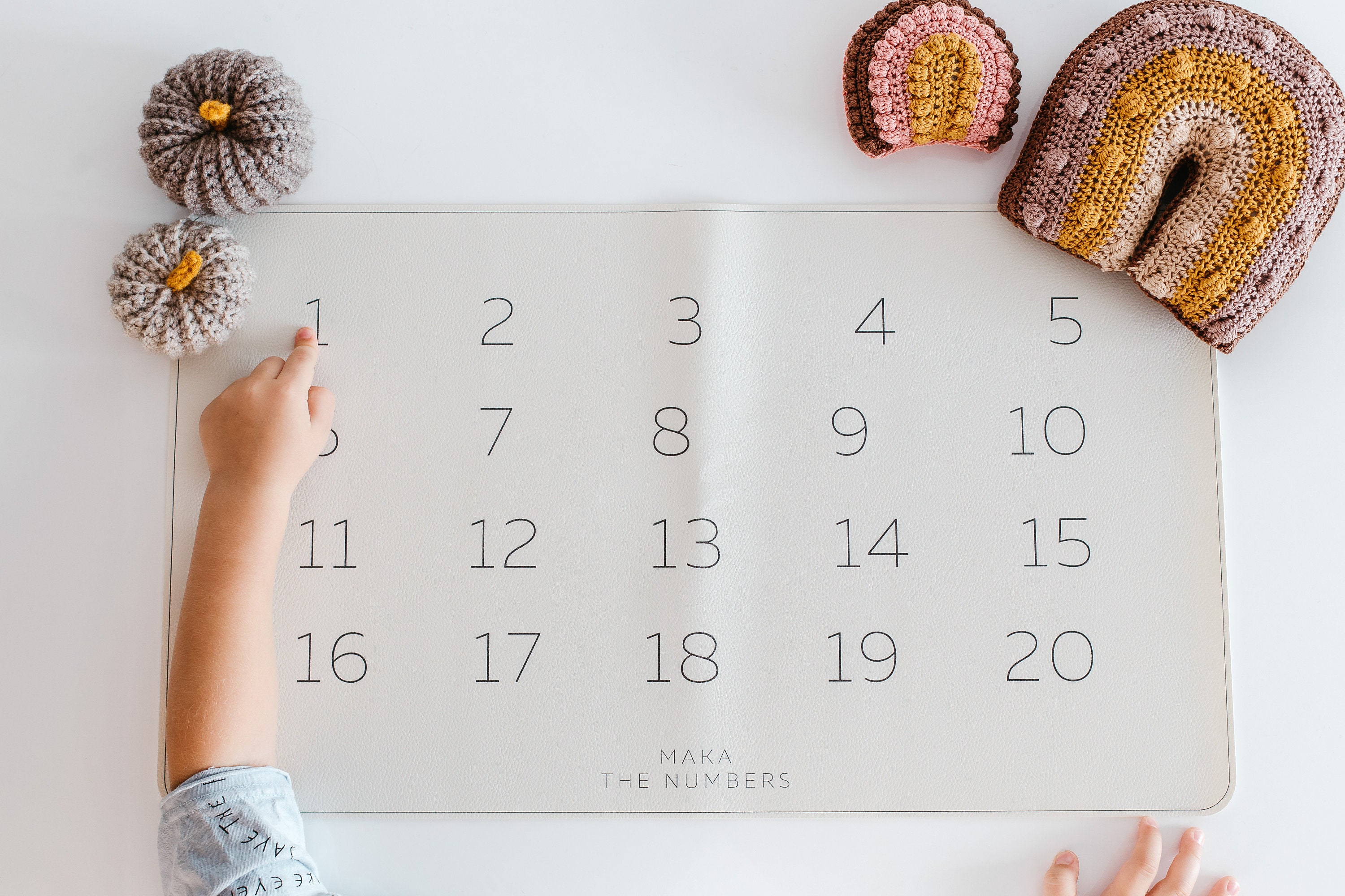 The Numbers Learning Desk Mat Numbers Play Mat 1 to 20 - Etsy