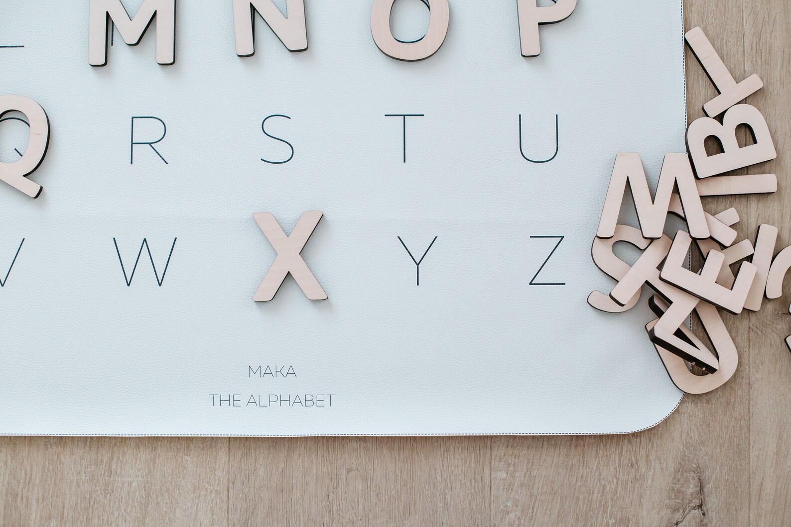 Woodland Alphabet Play Mat ABC Alphabet Mat Placemat Kids | Etsy