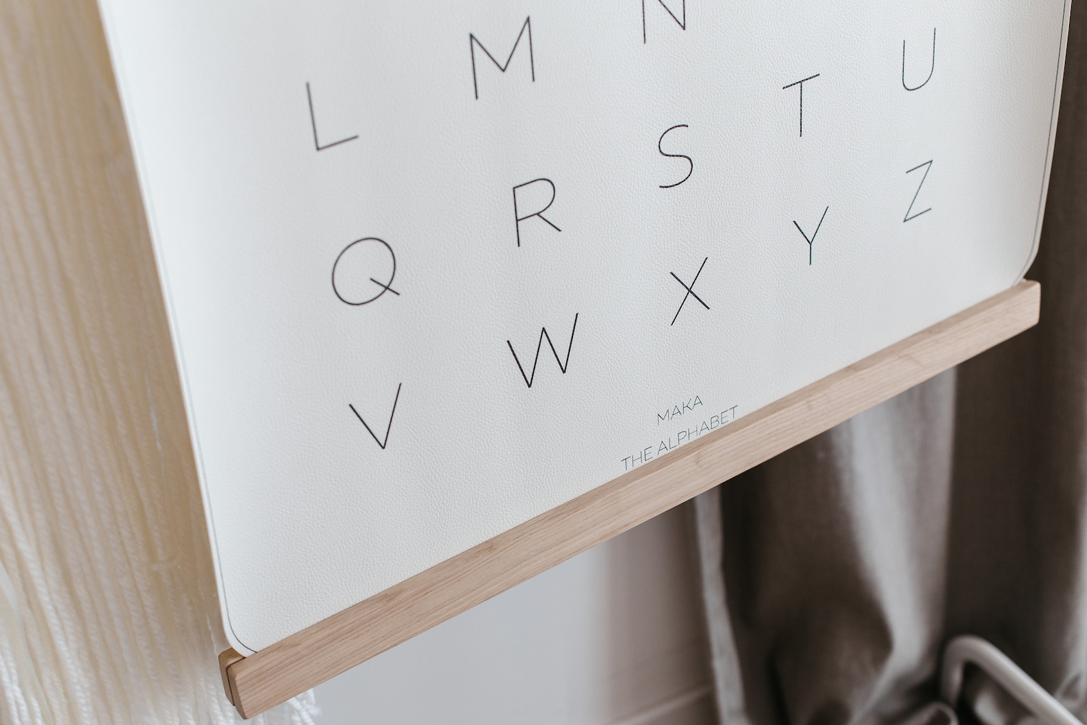 Alphabet Hanging Canvas Education Learning ABC Classy | Etsy