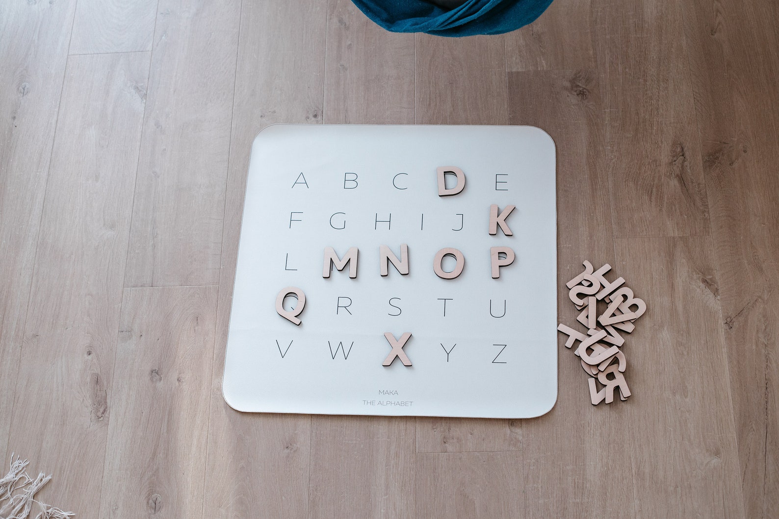 Woodland Alphabet Play Mat ABC Alphabet Mat Placemat Kids | Etsy
