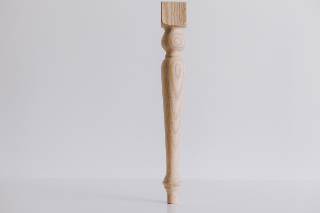 Hand Turned Wood Furniture Leg: Baltic Birch, Ash, or Oak - Etsy