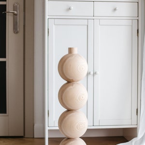 Handmade Turned Wood Furniture Legs (set of 3): Unfinished Dining Table ...