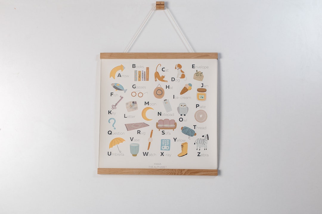 Educational Homeschooling Decor, ABC Alphabet, Toddler Abc, Learning ...