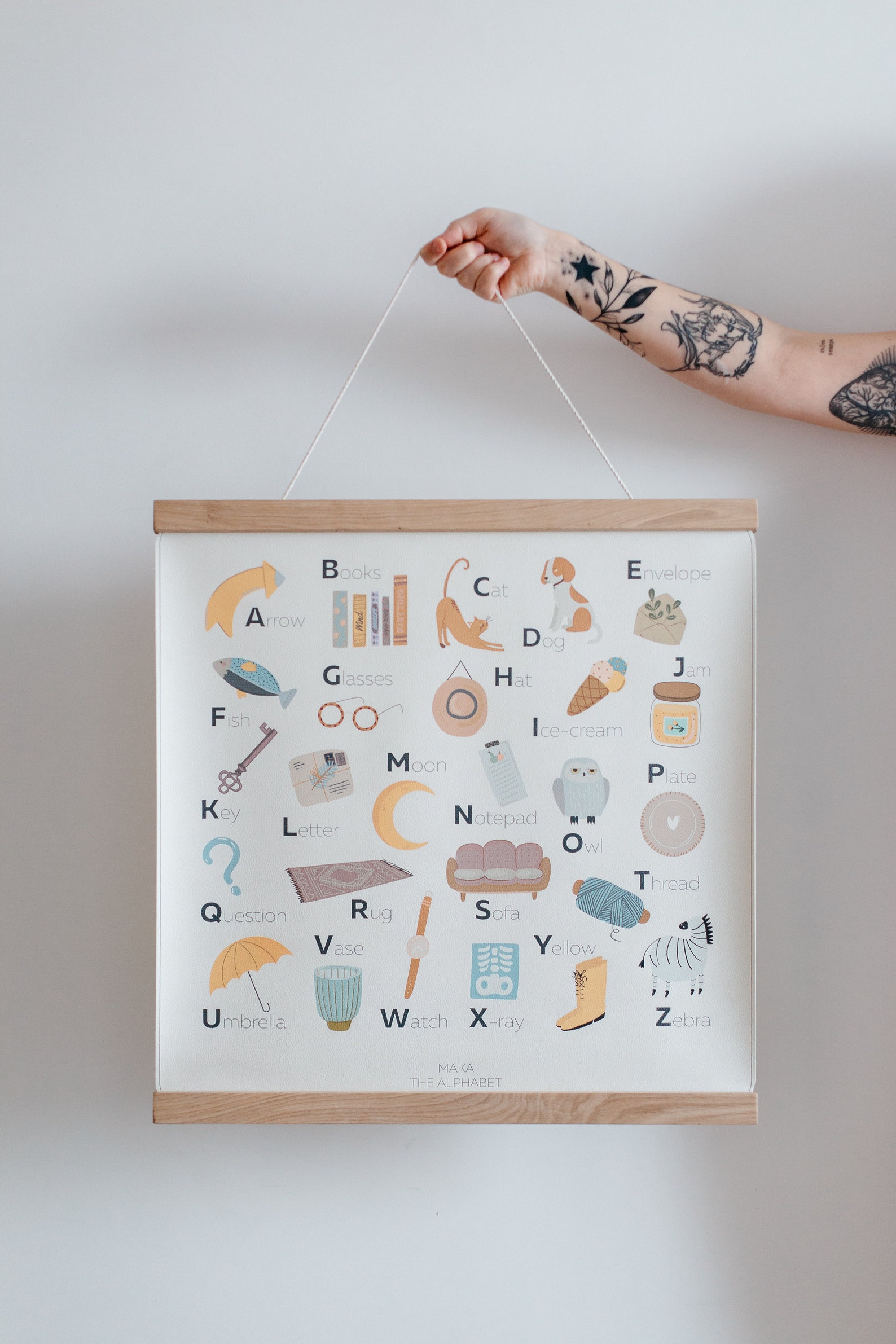 Educational Homeschooling Decor ABC Alphabet Toddler Abc - Etsy