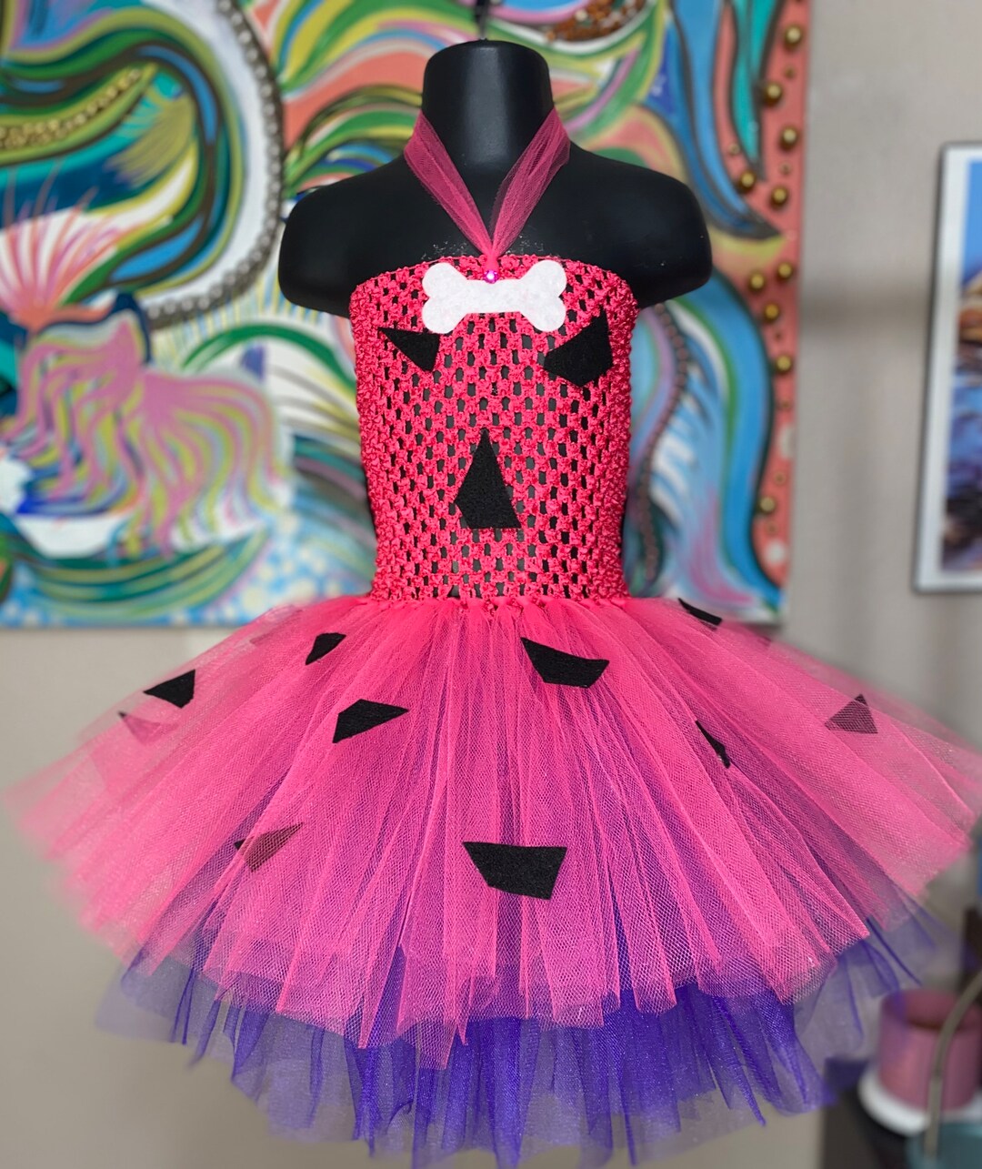 Pebbles Flintstone Inspired Costume for Toddlers Baby Halloween ...