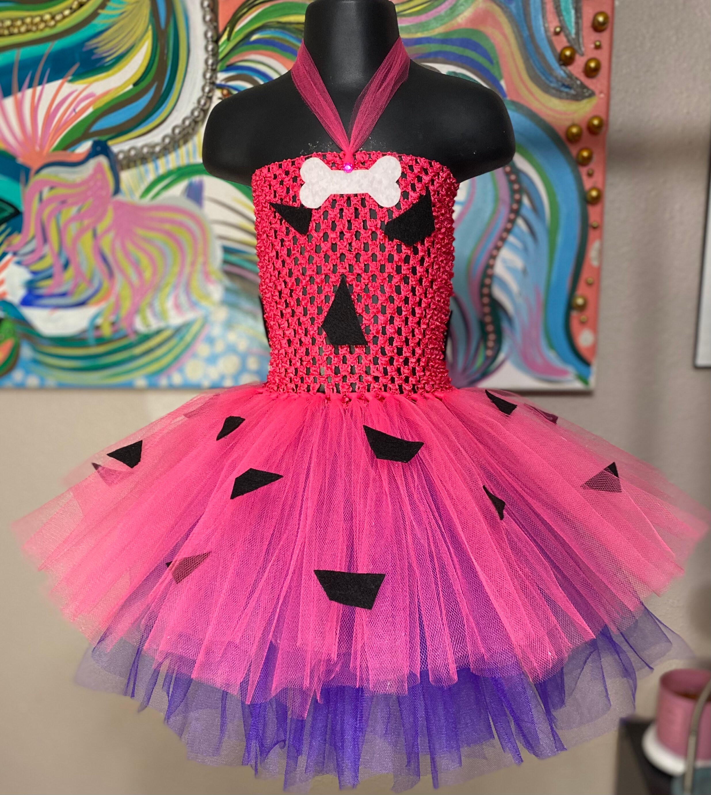 Pebbles Flintstone Inspired Costume for Toddlers Baby Halloween ...