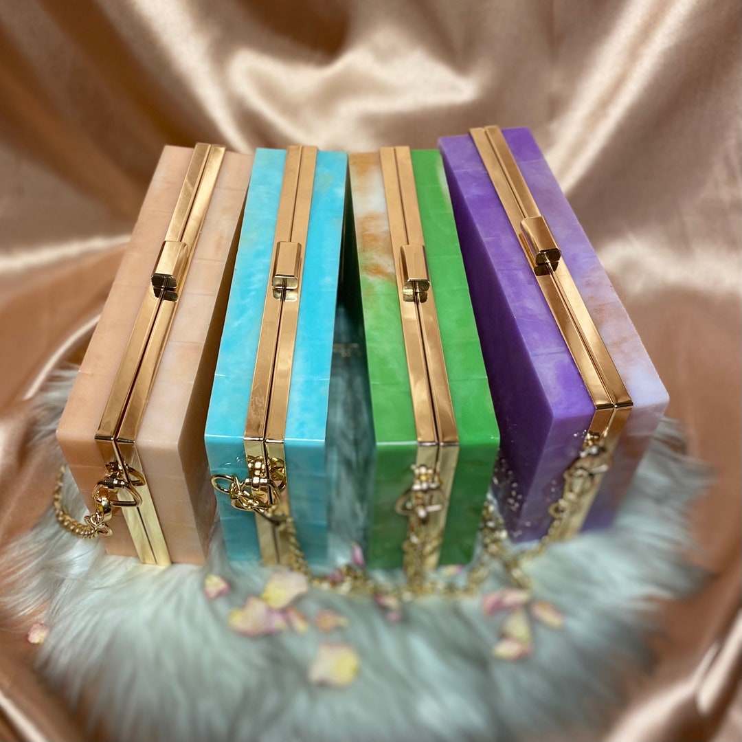 Resin Clutch Purses - Etsy