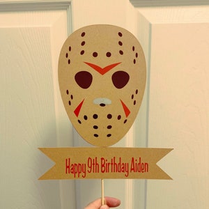 Friday 13th Jason Voorhees’s Cake Topper - Etsy
