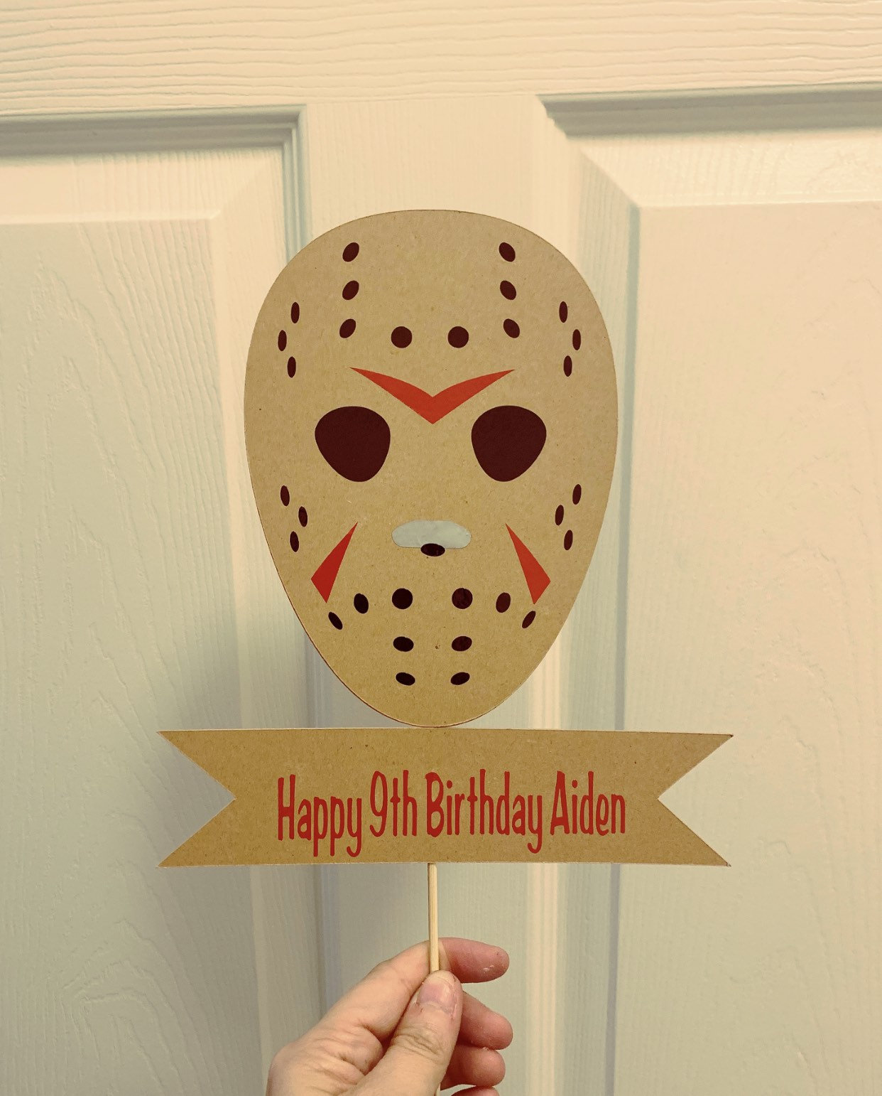 Friday 13th Jason Voorheess Cake Topper - Etsy