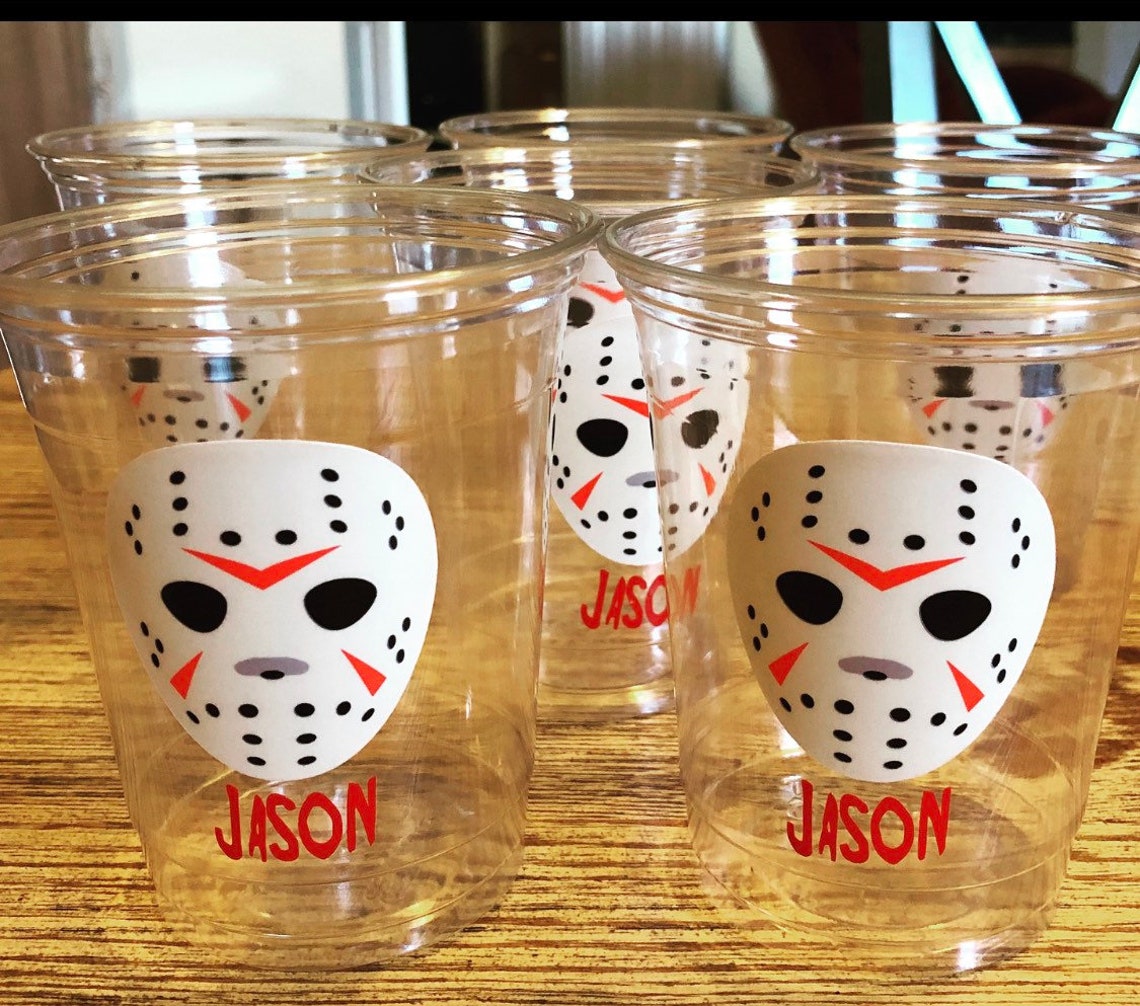 Jason Voorheess Party Cups | Etsy