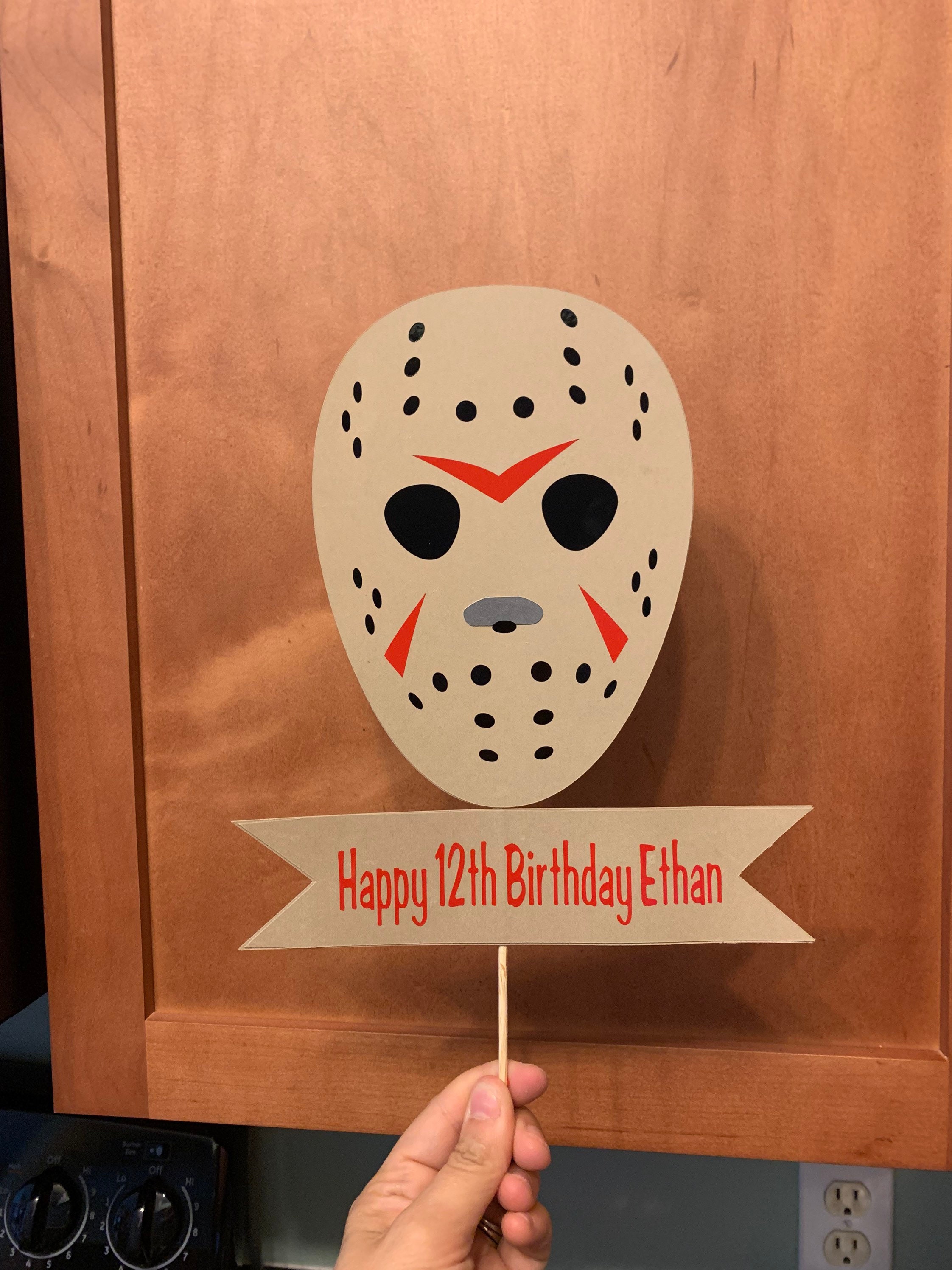 Friday 13th Jason Voorheess Cake Topper - Etsy