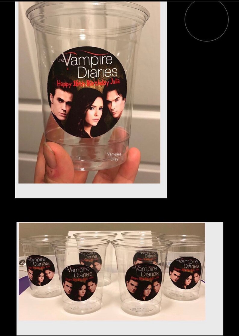 Vampire Diaries Party Cups - Etsy