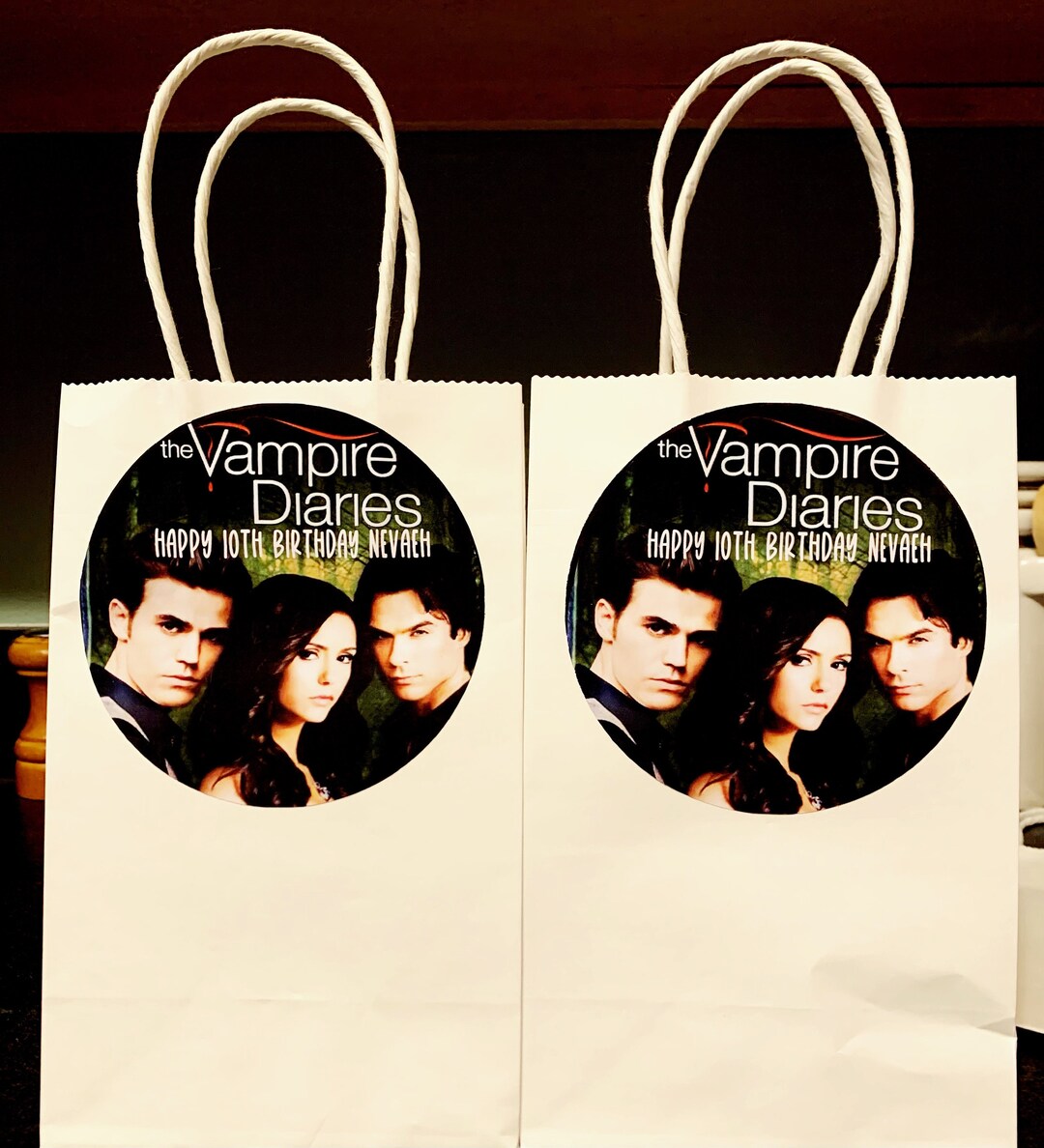 Vampire Diaries Favors Bags - Etsy